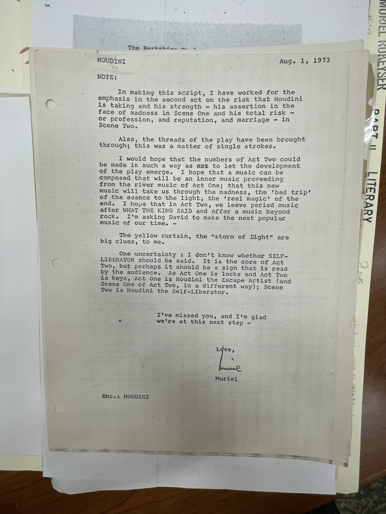 "What are all his escapes for?": Making Sense of Muriel Rukeyser's ...